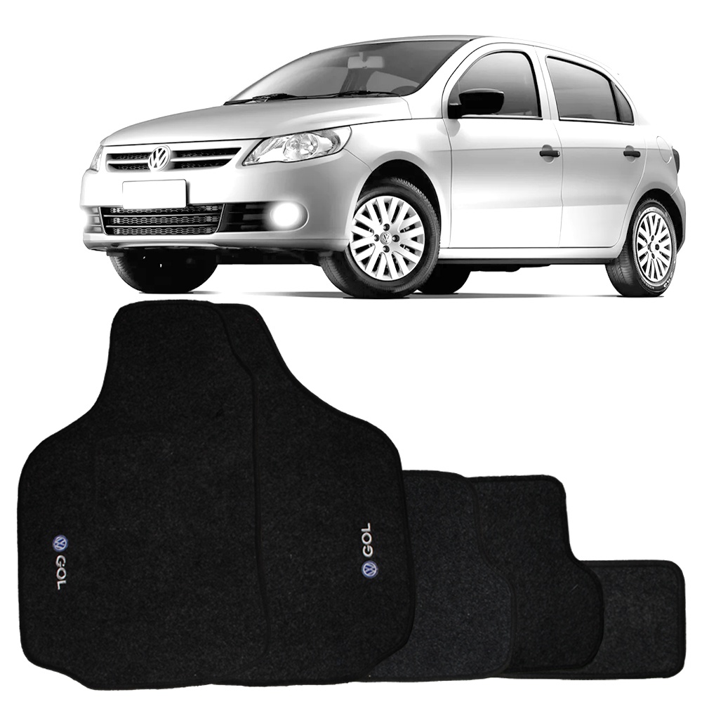 Tapete Automotivo Gol Quadrado Gol Bola Gol G1 G2 G3 G4 G5 G6 G7 1981 a 2019 Carpete Molde da ...