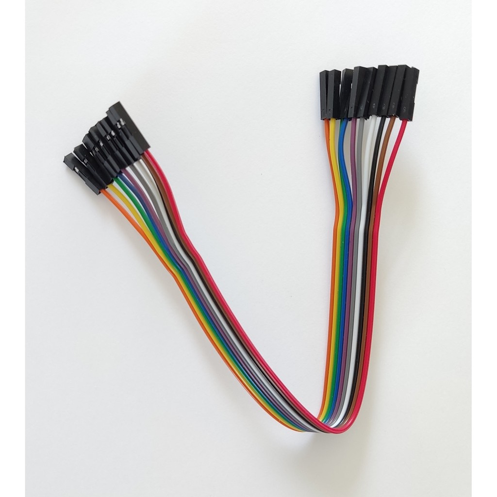 10 Fios Jumper Femea Femea Para Arduino ESP32 Raspberry Cabinhos P ...