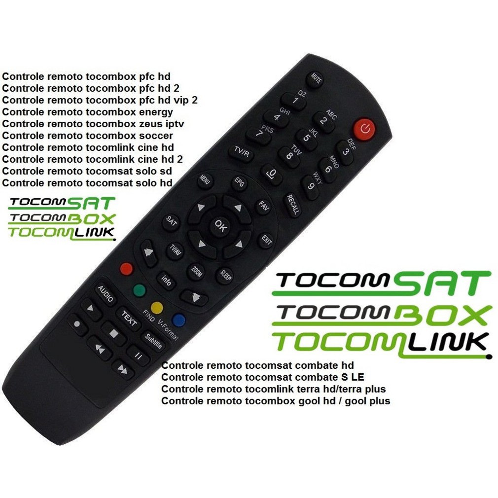 Controle remoto receptor Tocomsat Combate S LE pronta entrega funciona ...