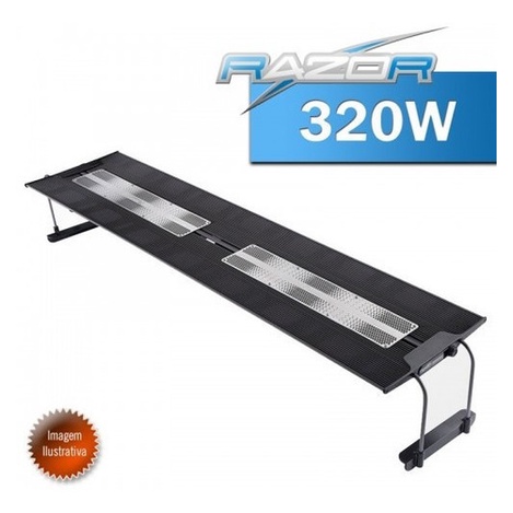Luminaria Led Maxspect Razor 320w 15000k 110cm Marinho | Shopee Brasil