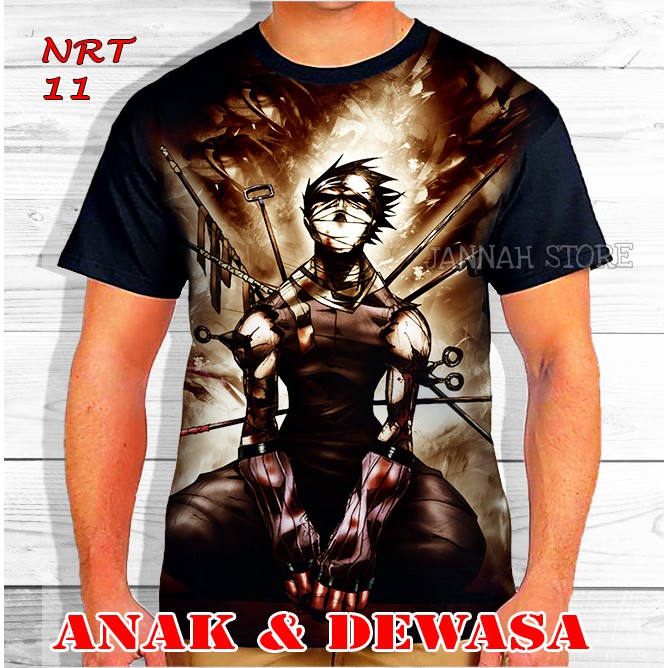 Camiseta Zabuza Momochi Alma Morta Anime Naruto Código Tiedye11 ...