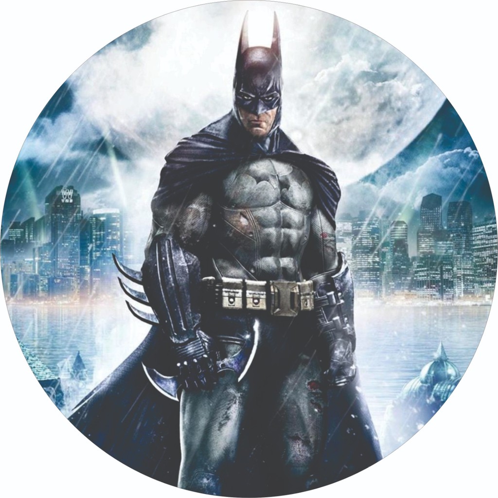 Painel Redondo em Lona Decoração Tema Batman | Shopee Brasil