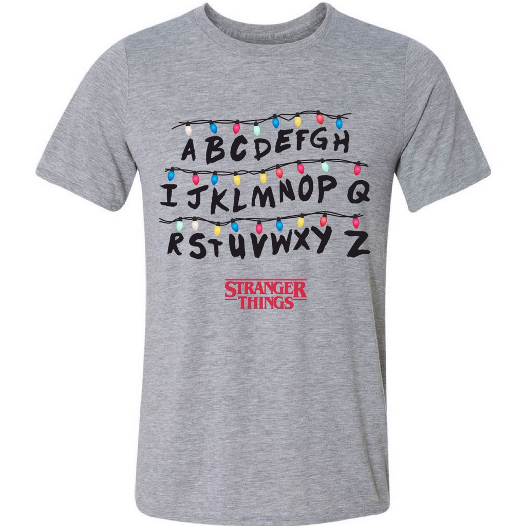 Camiseta CAMISA Stranger Things Alfabeto DUSTIN ELEVEN DEMOGORGON ...