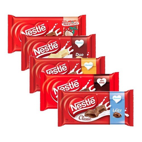 Kit C/5 Barras De Chocolate Nestle - Classic | Shopee Brasil Kit C/5 Barras De Chocolate Nestle - Classic | Shopee Brasil