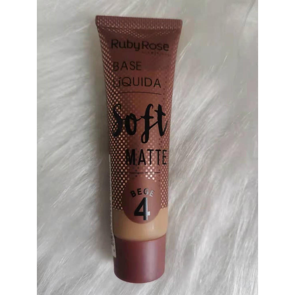 Base Liquida Matte Soft Ruby Rose Para Maquiagem Tom Bege e Chocolate Original Pronta Entrega ...