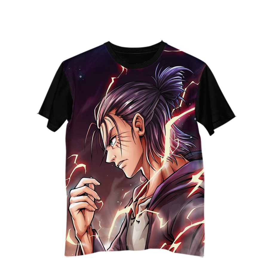 Blusa Camisa Shingeki no Kyojin Eren Tatakae G2517 | Shopee Brasil