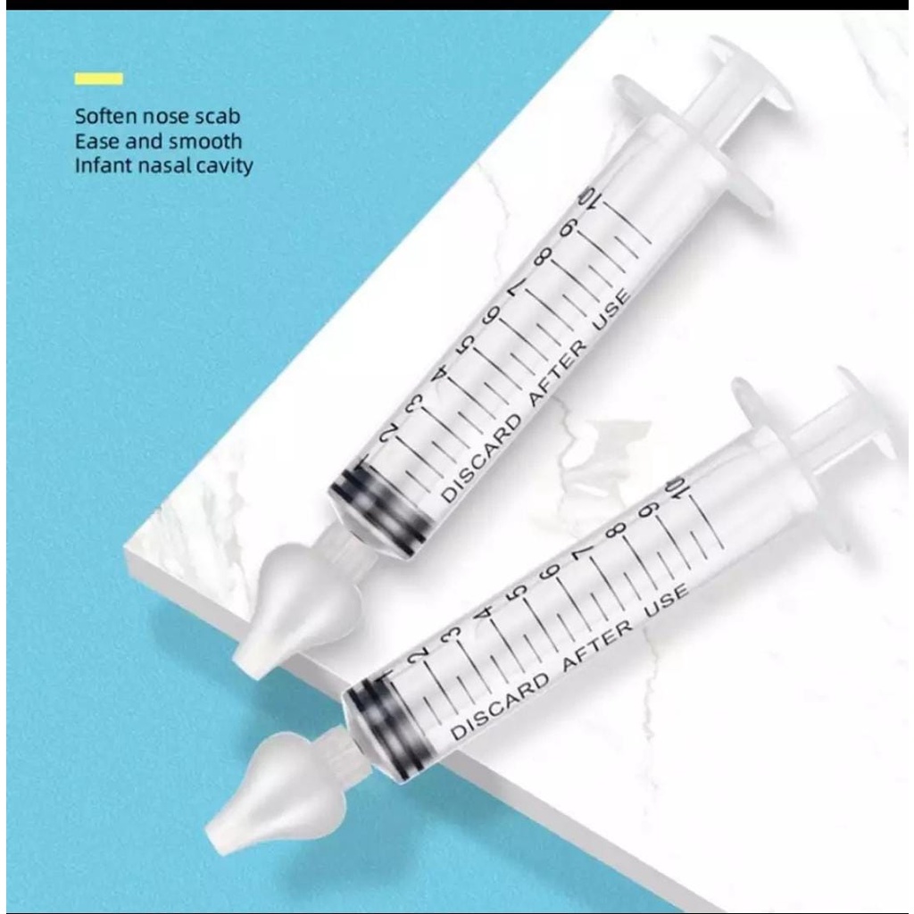 Seringa para Lavagem Nasal com Ponta Silicone Kit C/2 | Shopee Brasil