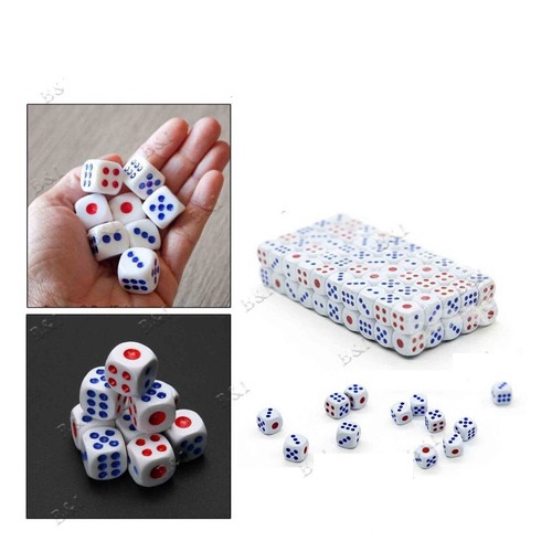 Dado de Plástico de 6 Lados para Jogos e Brincadeiras em Geral | Shopee ...