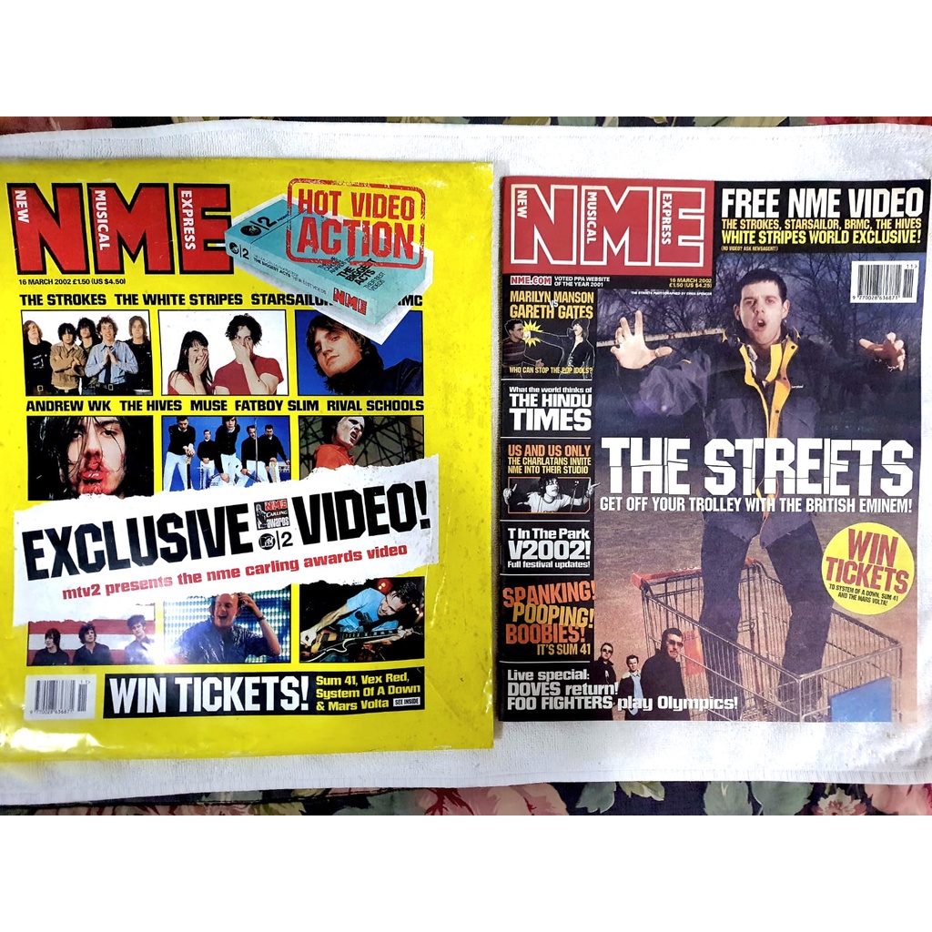 Revista Nme New Musical Express 16-03-2002 - Strokes - White Stripes ...