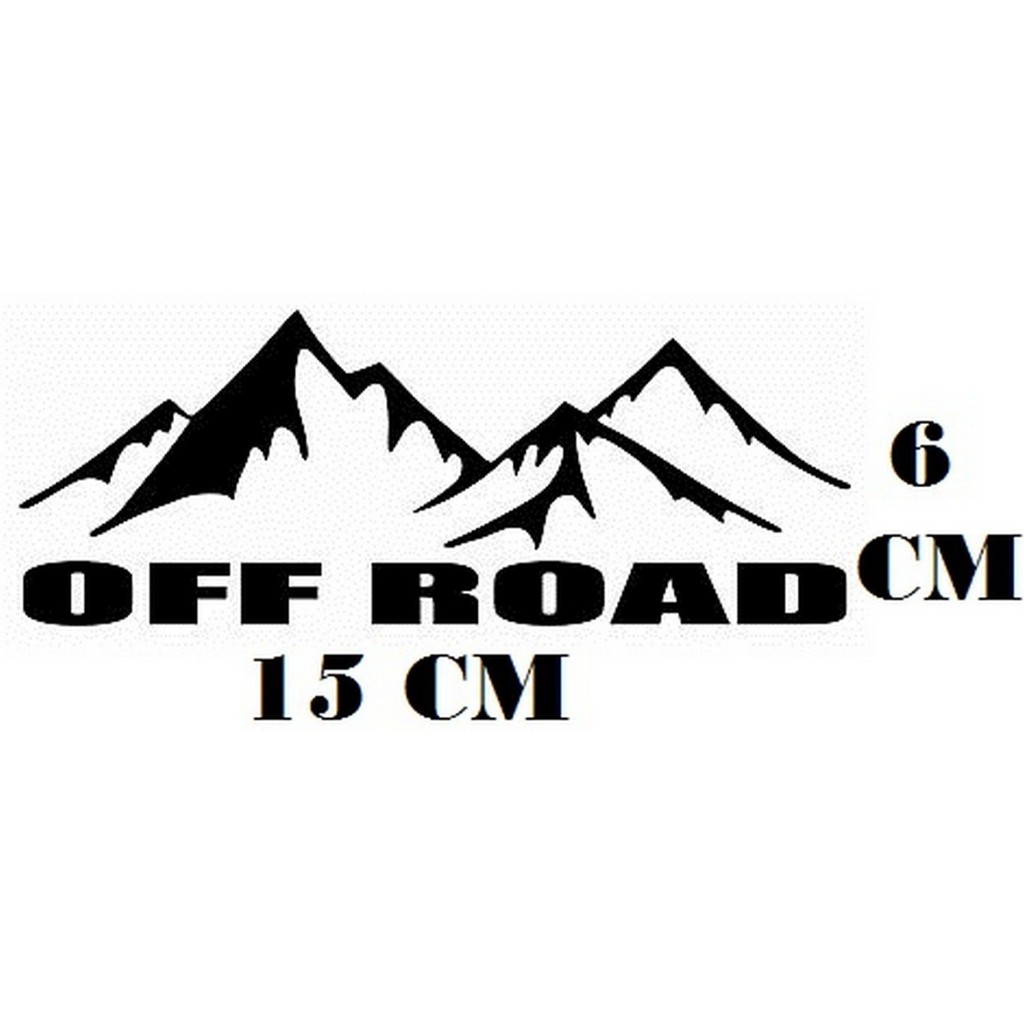 Adesivo Off Road Decal Trail Trilha ótima qualidade | Shopee Brasil