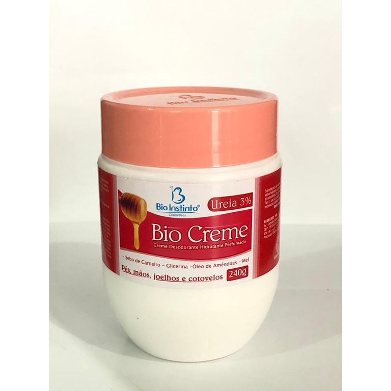 Creme desodorante hidratante perfumado Bio Creme 240g | Shopee Brasil