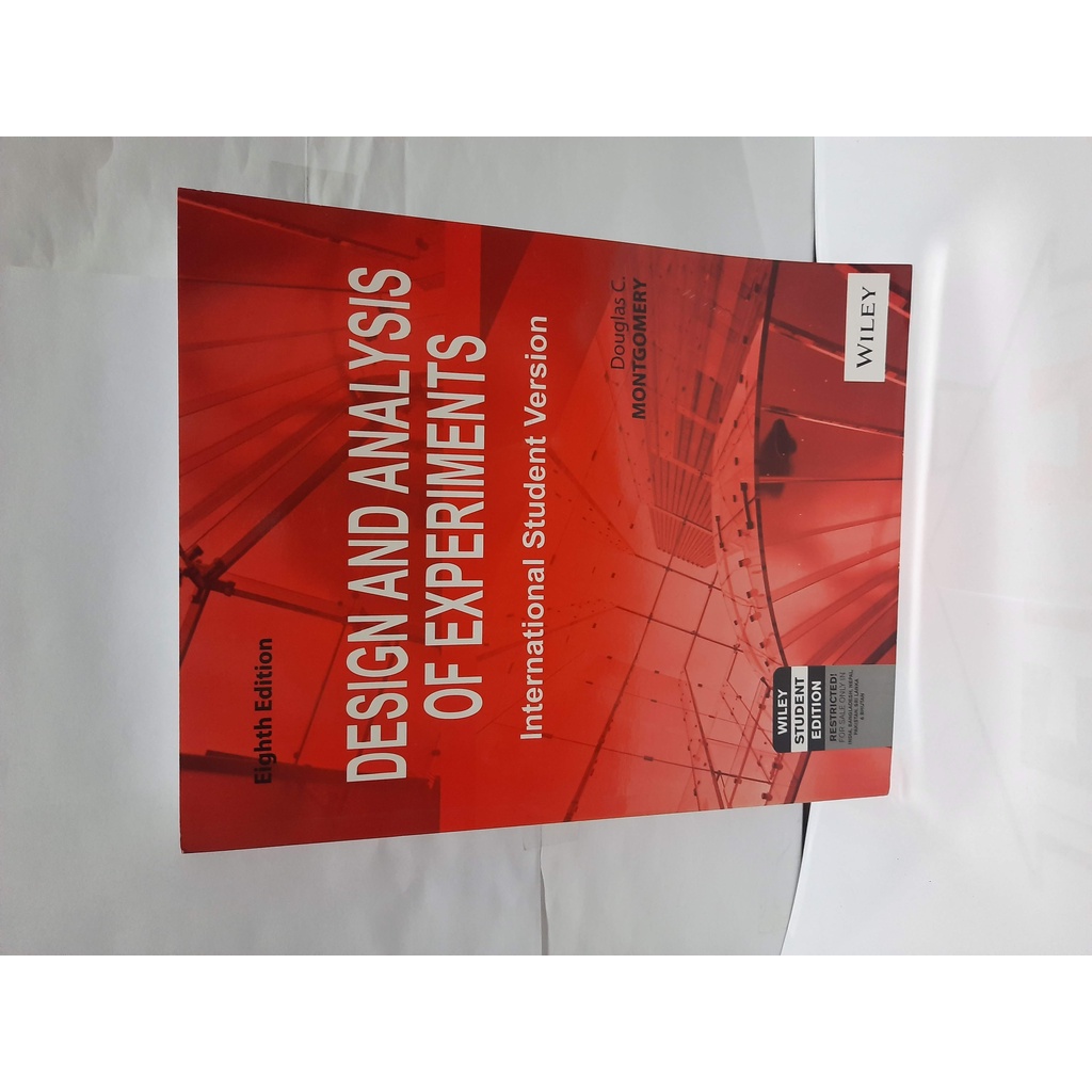 Livro Design and Analysis of Experiments - International Student ... Livro Design and Analysis of Experiments - International Student ...