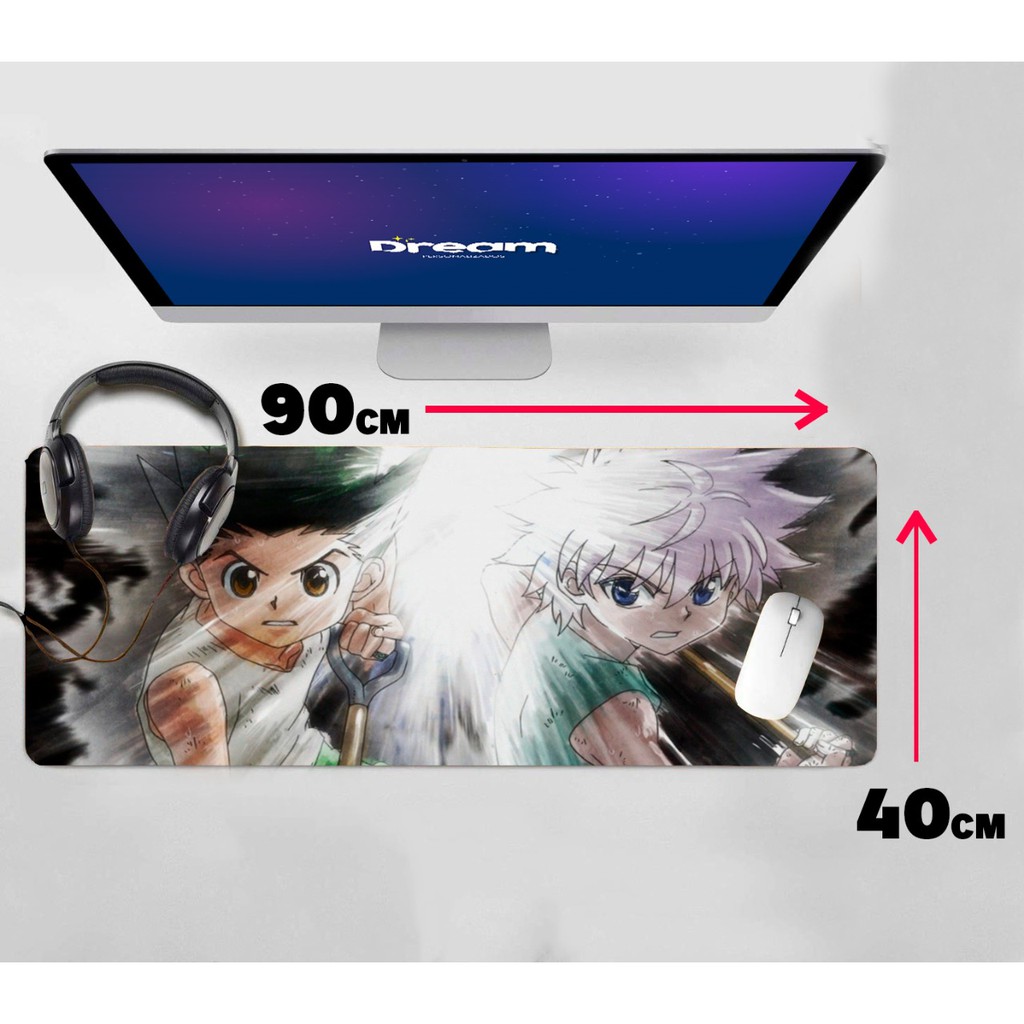 Mouse Pad Gamer Hunter x Hunter anime Grande Extra Grande 90x40 ...