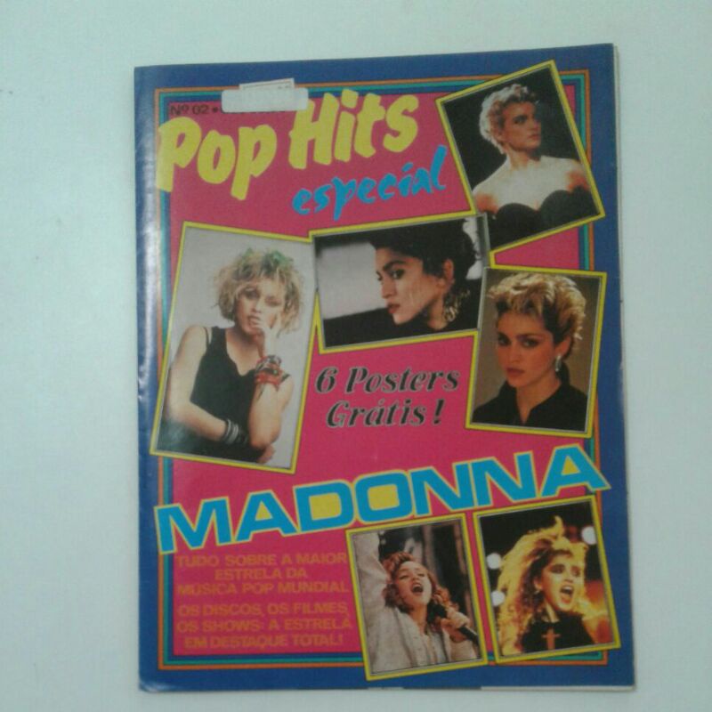 Revista Poster Pop Hits Madonna | Shopee Brasil