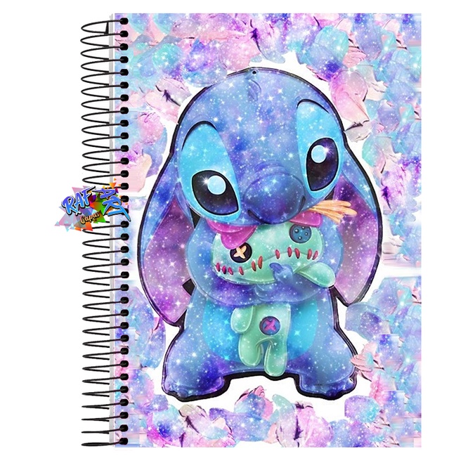 Caderno De 1 Matéria Com 96 Folhas Lilo And Stitch 2022 Shopee Brasil