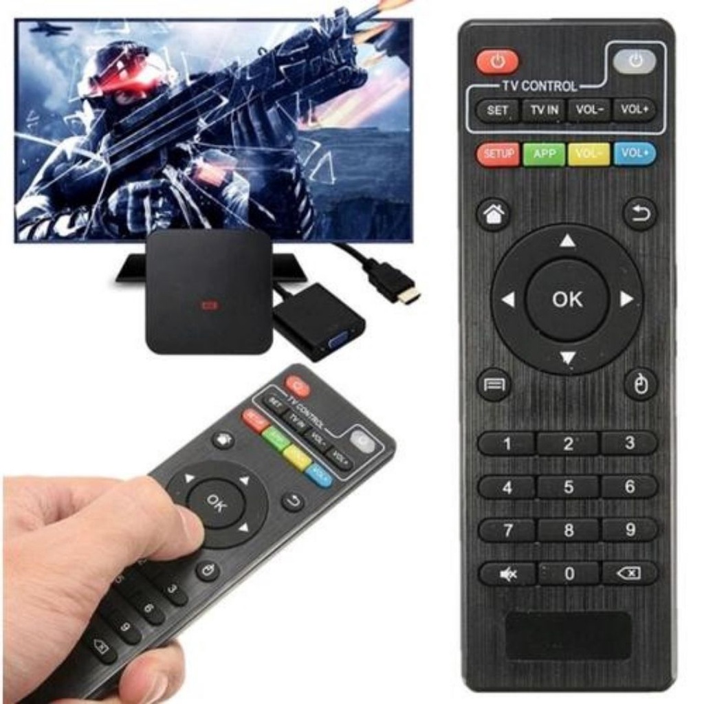 Controle Remoto Para Smart Tv Box Pro 4k Smart Box Tv ENVIO RAPIDO ...