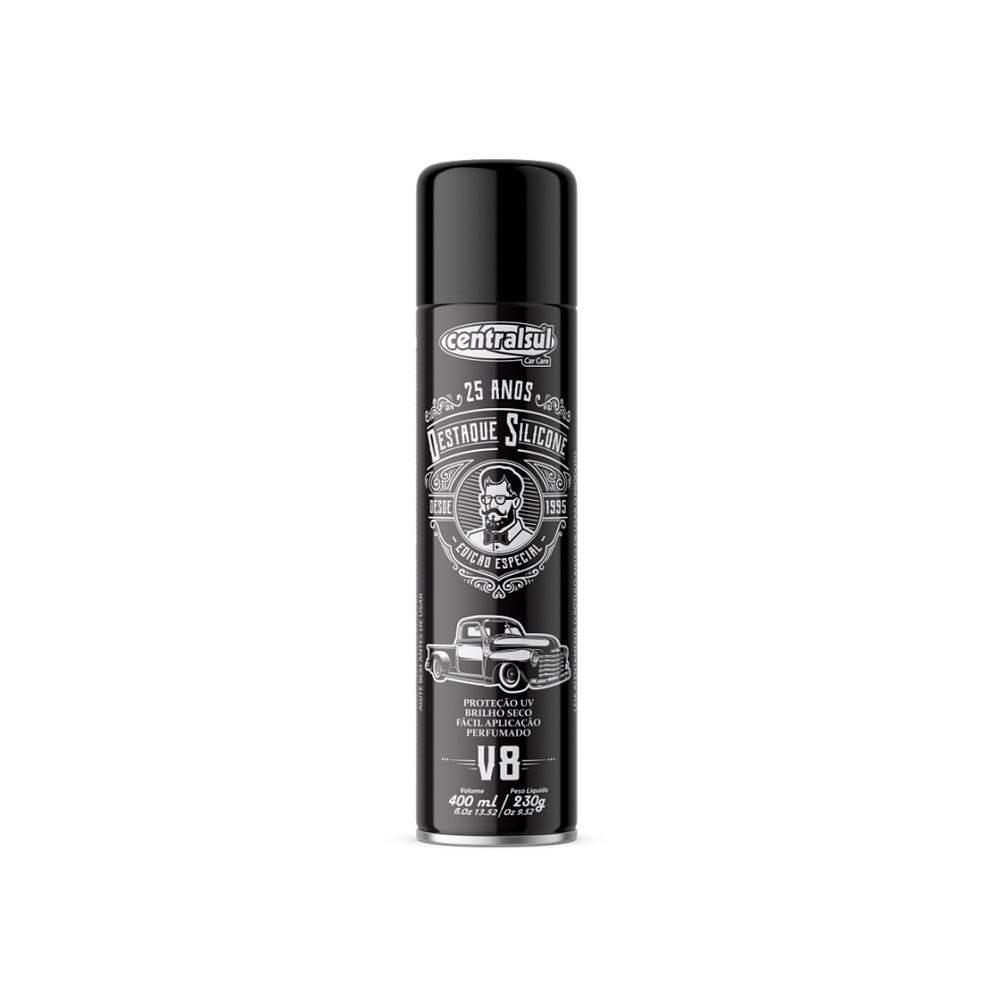 DESTAQUE SILICONE V8 400ML EDICAO COMEMORATIVA Centralsul | Shopee Brasil