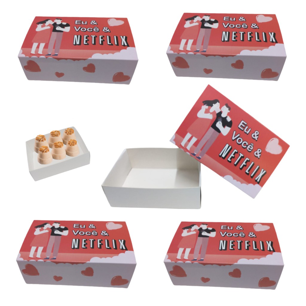 Kit 5 Caixas de Doces Tema Netflix | Shopee Brasil