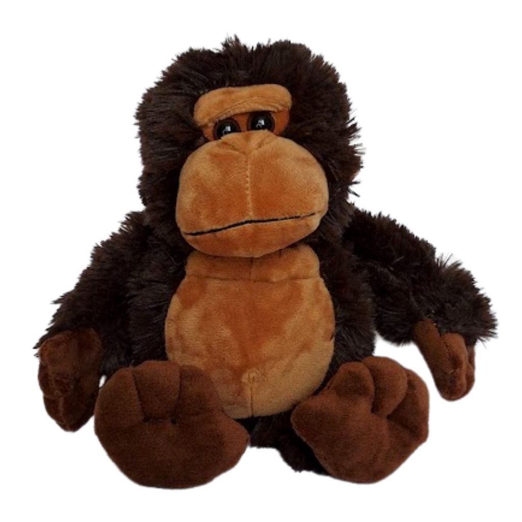 Macaco de Pelúcia Gorila Macaquinho Realista - Fizzy | Shopee Brasil