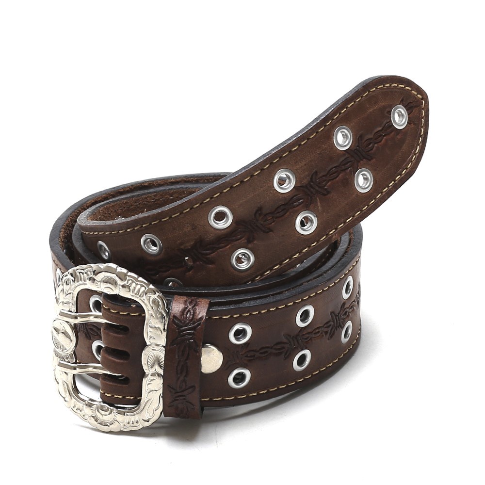 Cinto Muladeiro masculino couro legitimo country cowboy - Faz a Boa!