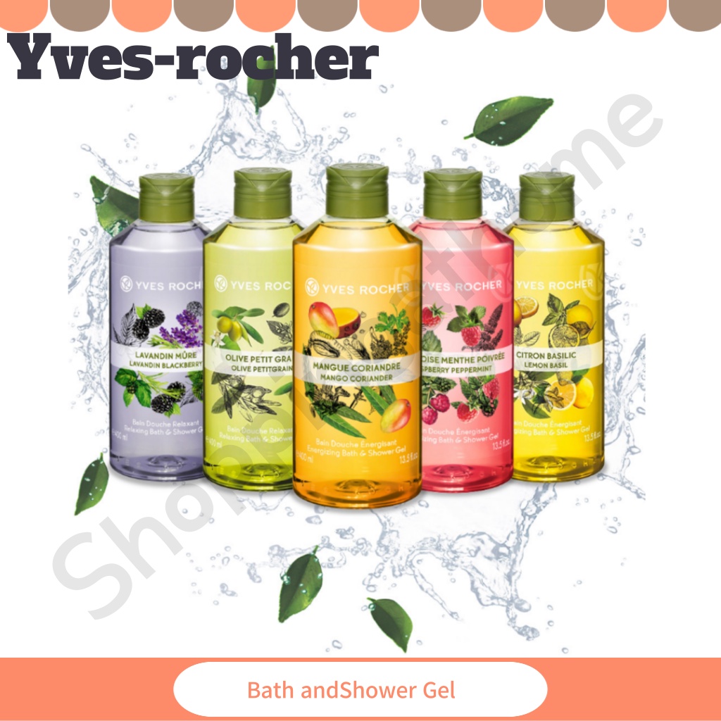 YVES ROCHER Gel De Banho Para Lavagem Corporal 400ml | Shopee Brasil