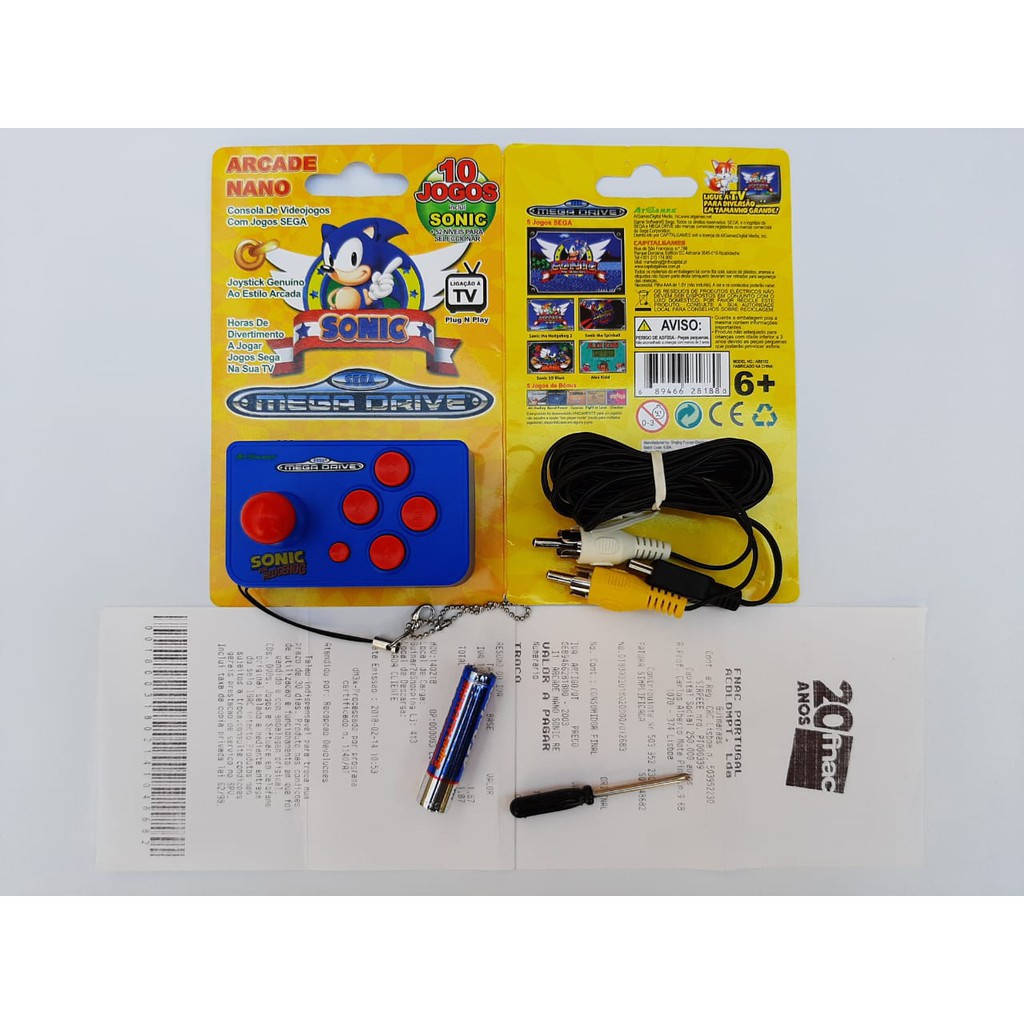 Game Original Arcade Nano Sega Mega Drive *COLECIONADOR* Europeu ...