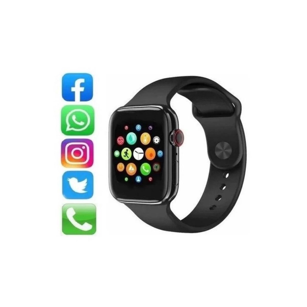 Relogio Inteligente Smartwatch X8 tela Infinita +Brinde Pelicula 3D ...