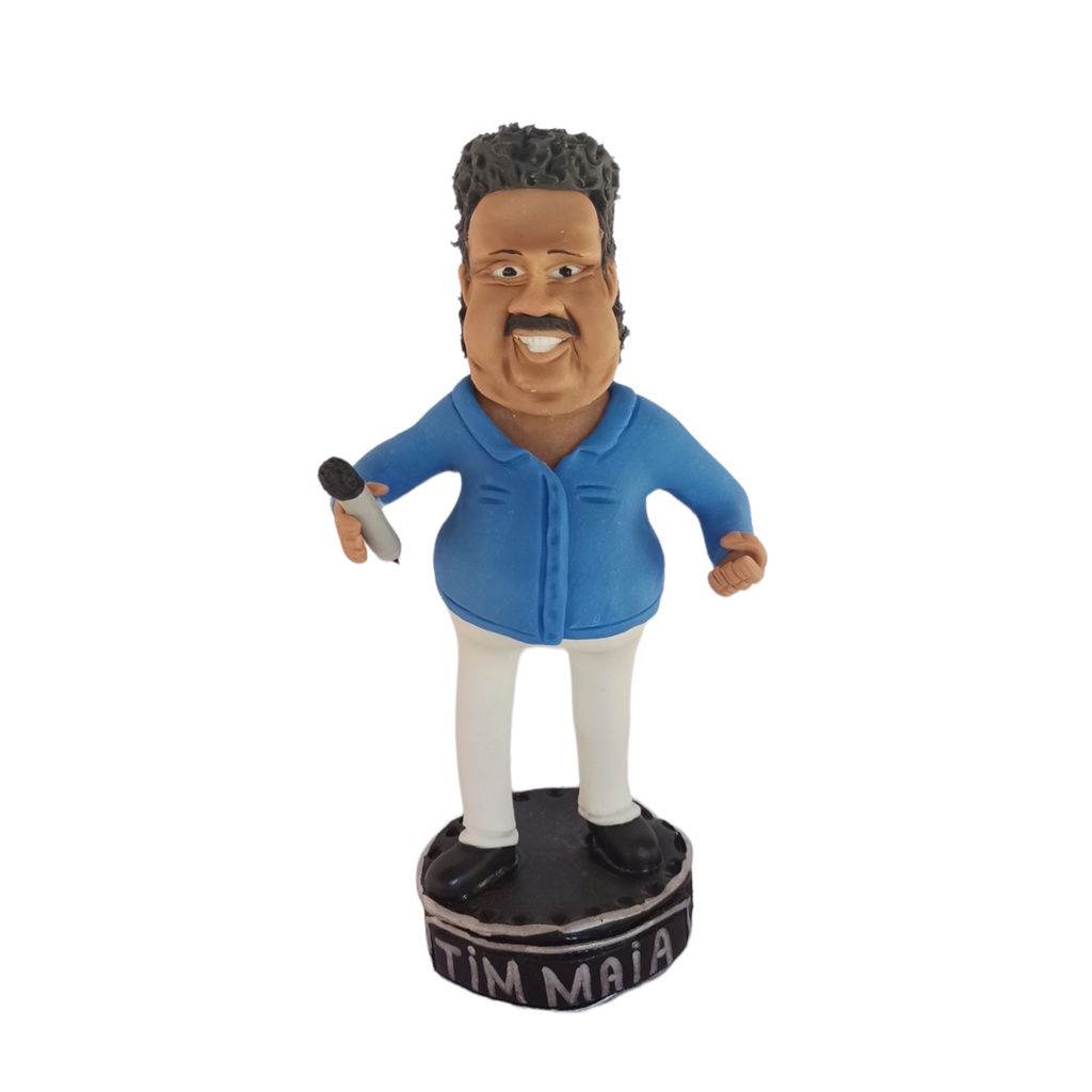 Figure Boneco Música Popular Brasileira Tim Maia, Escultura Artesanal ...