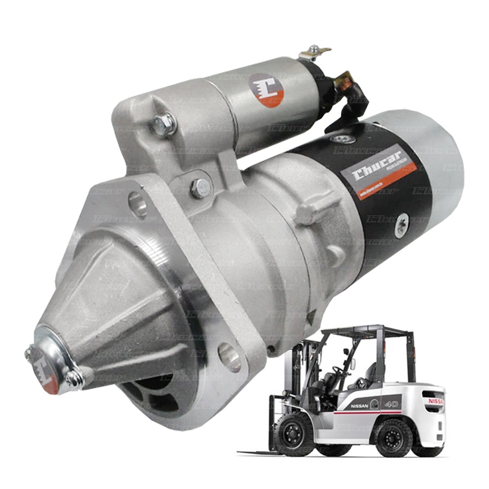 MOTOR PARTIDA EMPILHADEIRA NISSAN F03 - MOTOR TD42 24V 11D | Shopee Brasil