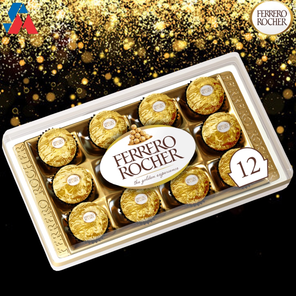 FERRERO ROCHER - Bombom de Chocolate 150g | Shopee Brasil