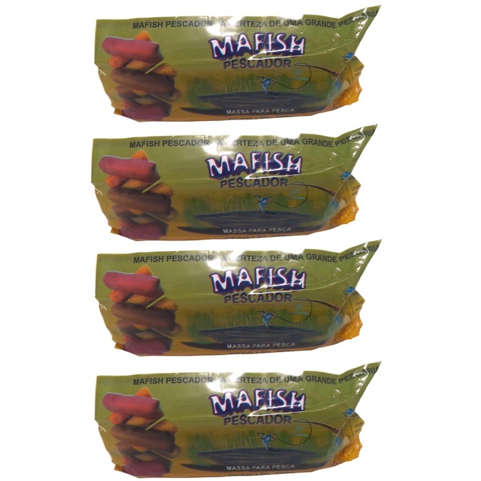 Kit 4un Massa Mafish Coco 200g cada - Pesca Fedidinha Chulezinho ...