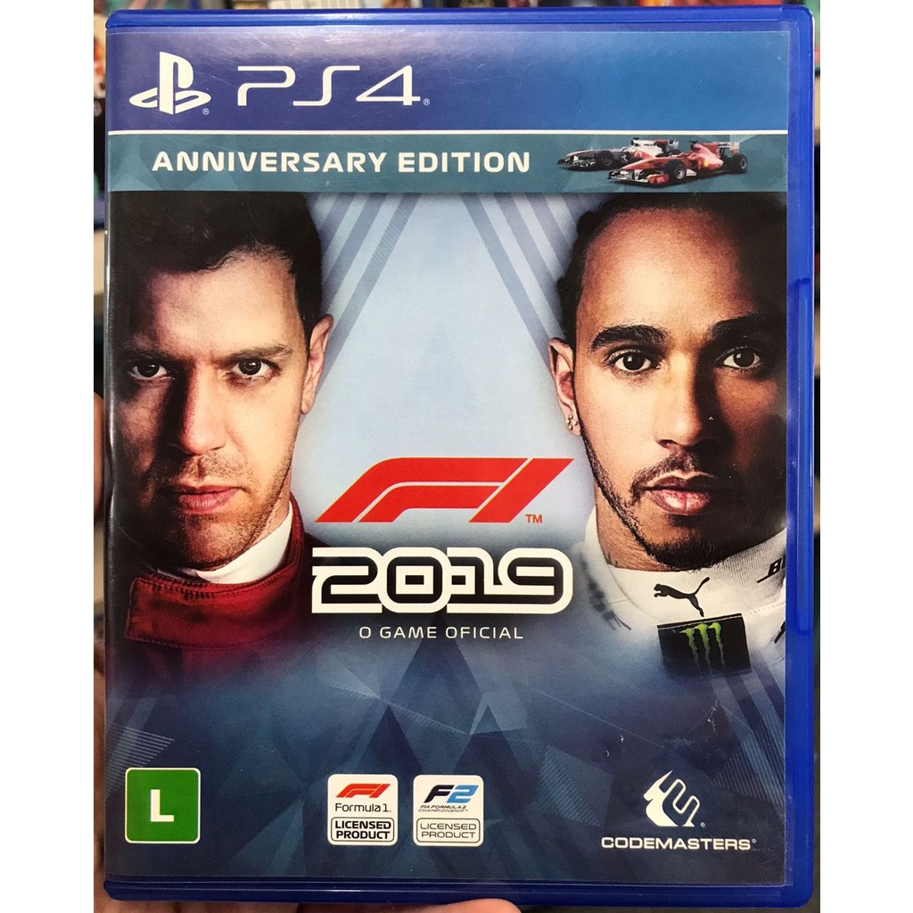 F1 2019 Aniversary Edition PS4 Mídia Física Original Dublado | Shopee ...
