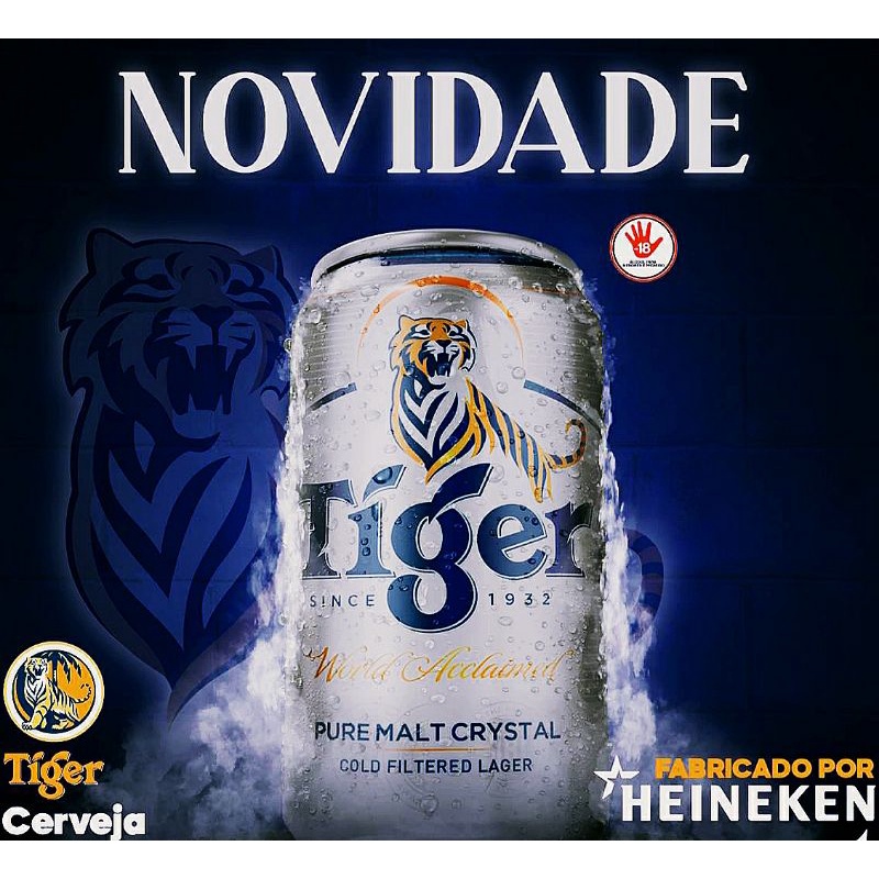Cerveja Tiger Puro Malte | Shopee Brasil
