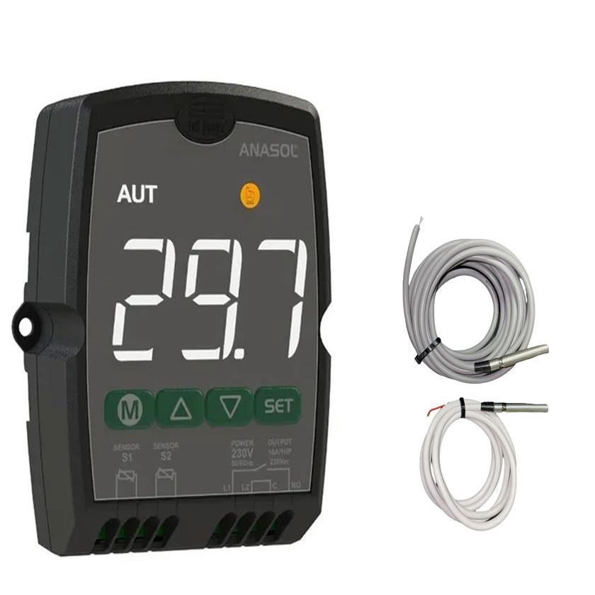 Controlador De Temperatura New Anasol Full Gauge VER.04 | Shopee Brasil