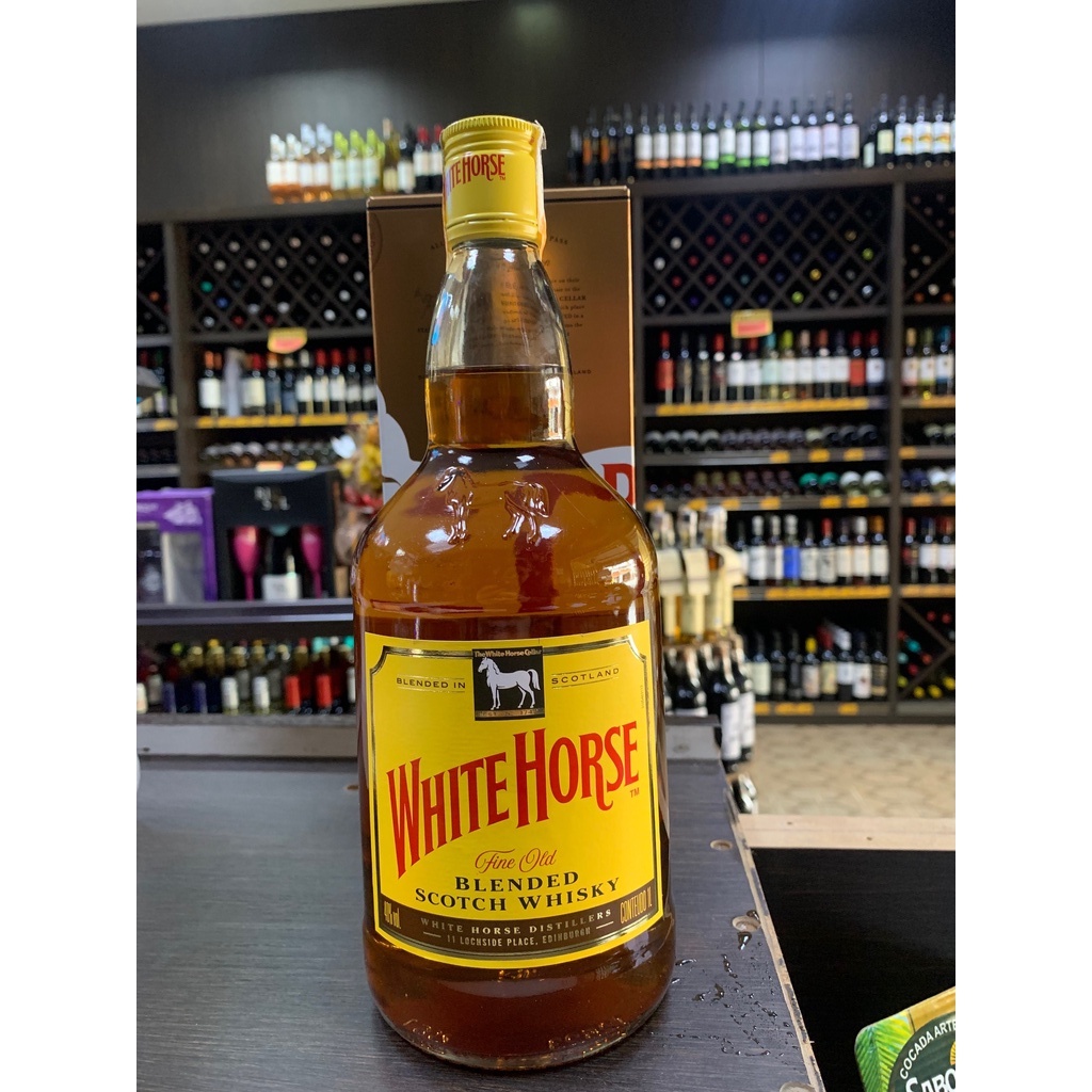 Whisky White Horse 1L ORIGINAL | Shopee Brasil