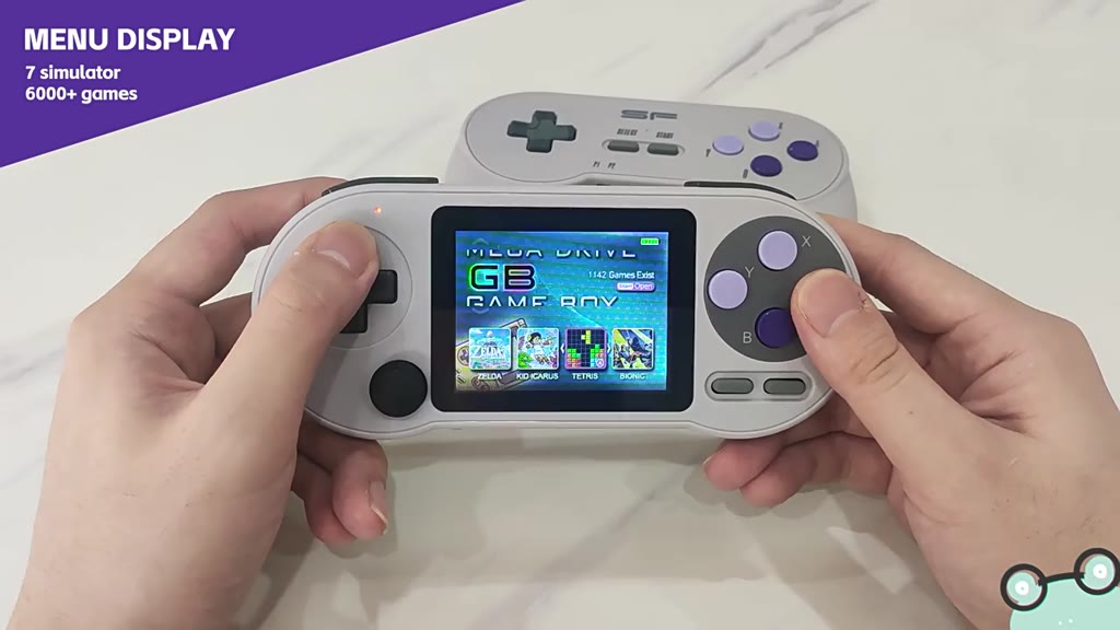 Sf2000 3 DATA FROG 3 Polegadas IPS Console De Jogo Portátil Mini ...