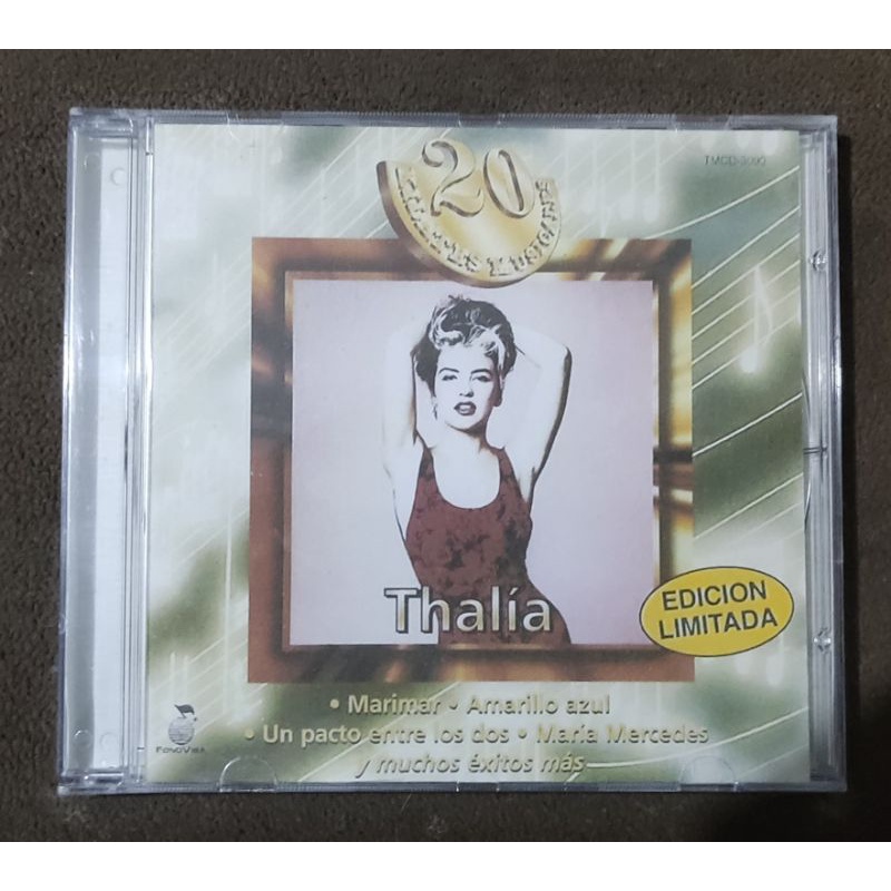 CD: Thalia - 20 Kilates Musicales | Shopee Brasil