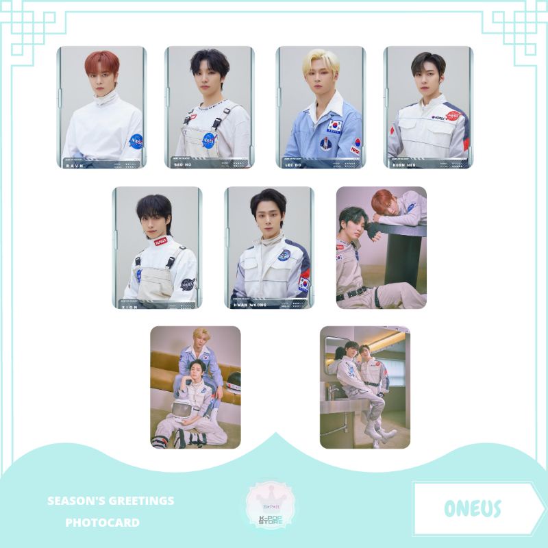Oneus Photocard fanmade (season's greetings 2022) | Shopee Brasil