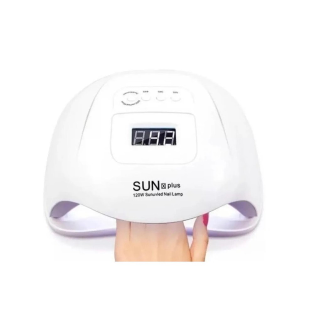 Cabine Led/uv Sun X Plus Híbrida Seca Rápido Profissional Bivolt - 120w | Shopee Brasil