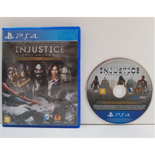 Injustice Gods Among Us Ultimate Ps4 Original Mídia Física | Shopee Brasil