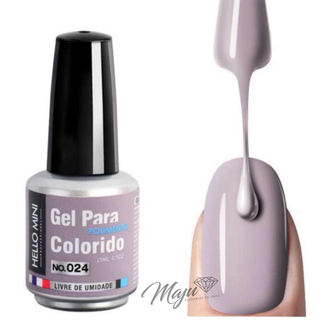 Esmalte Em Gel Hello Mini Grande 15ml N024 (cabine) | Shopee Brasil