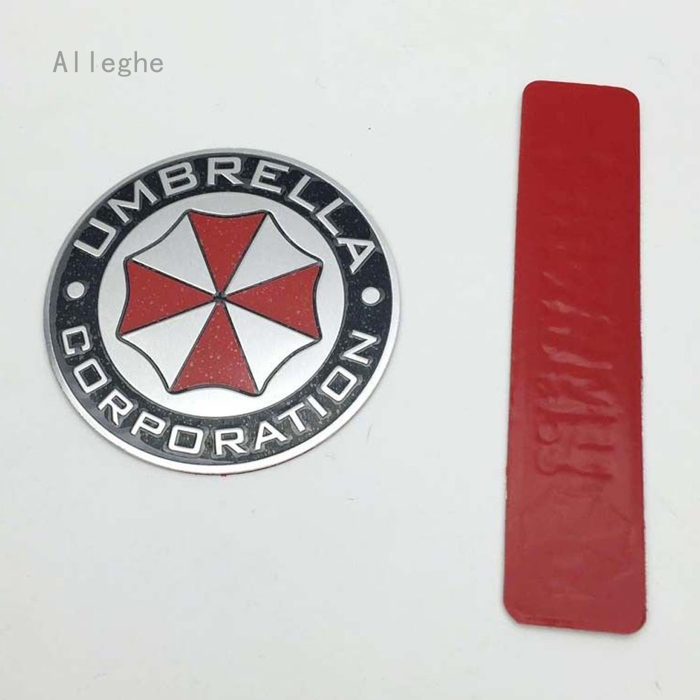 Alleghe Metal 3D Resident Evil Umbrella Corporation Car Badge Emblem ...