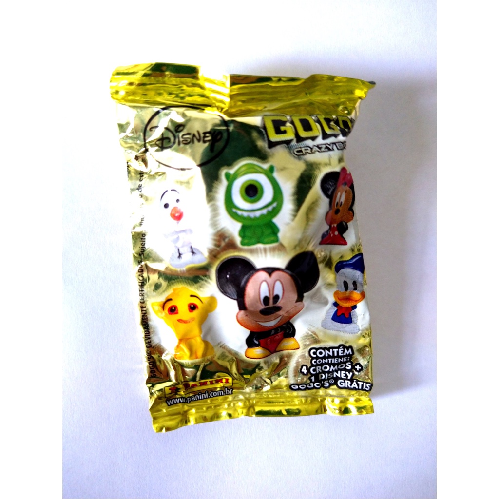 Disney Gogos Crazy Bones Série 1 Panini - Envelope dourado lacrado ...