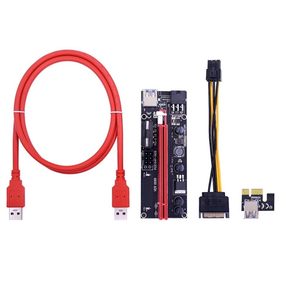 Cabo Extensor 0.6M PCI E Riser 009 VER009 | Shopee Brasil