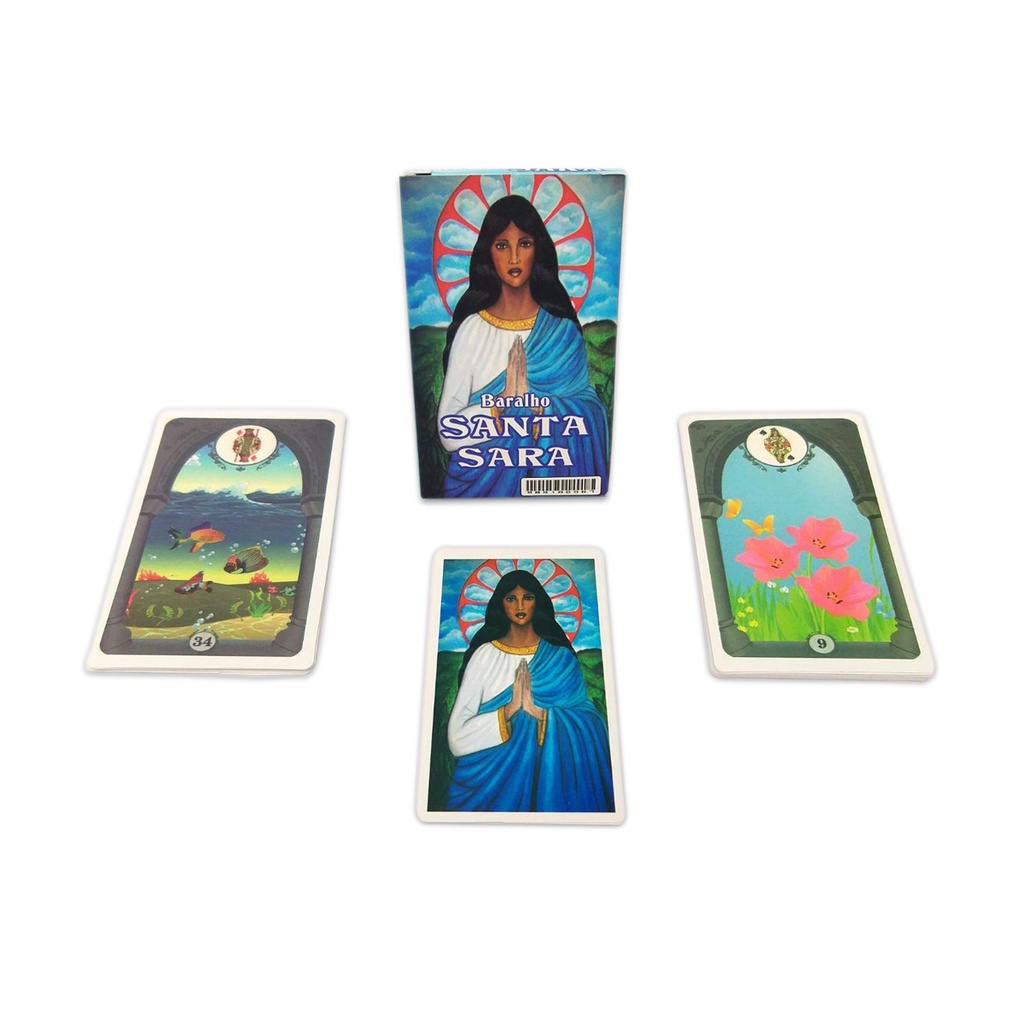Baralho Tarô Santa Sara de Kali CartomanciaTarot | Shopee Brasil
