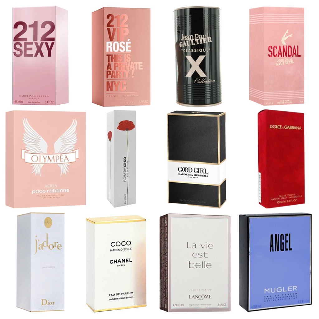 Perfume Importado Feminino Marcas Famosas de Alta Fixação | Shopee Brasil