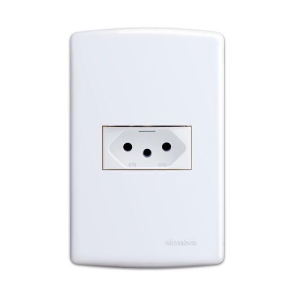 Conjunto Tomada 2p+t 10a Alumbra Siena | Shopee Brasil