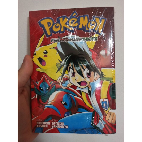 Manga Pokémon Firered And Leafgreen 1 Lacrado Shopee Brasil
