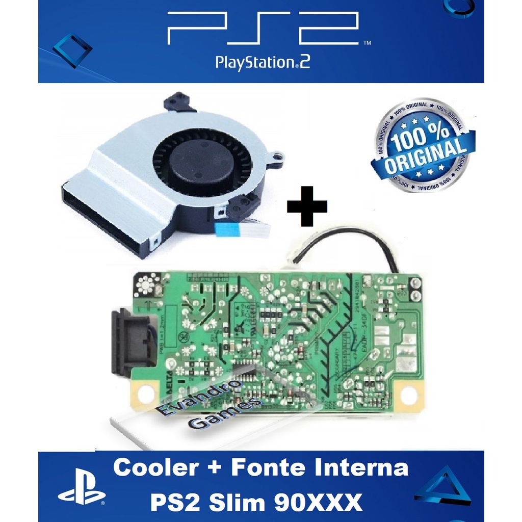 Fonte Ps2 Interna + Cooler + Envio Imediato | Shopee Brasil