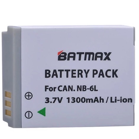 Bateria Compativel NB-6L 1300 Mah BATMAX para Câmeras Canon Canon PowerShot S120 SX240 SX260 ...